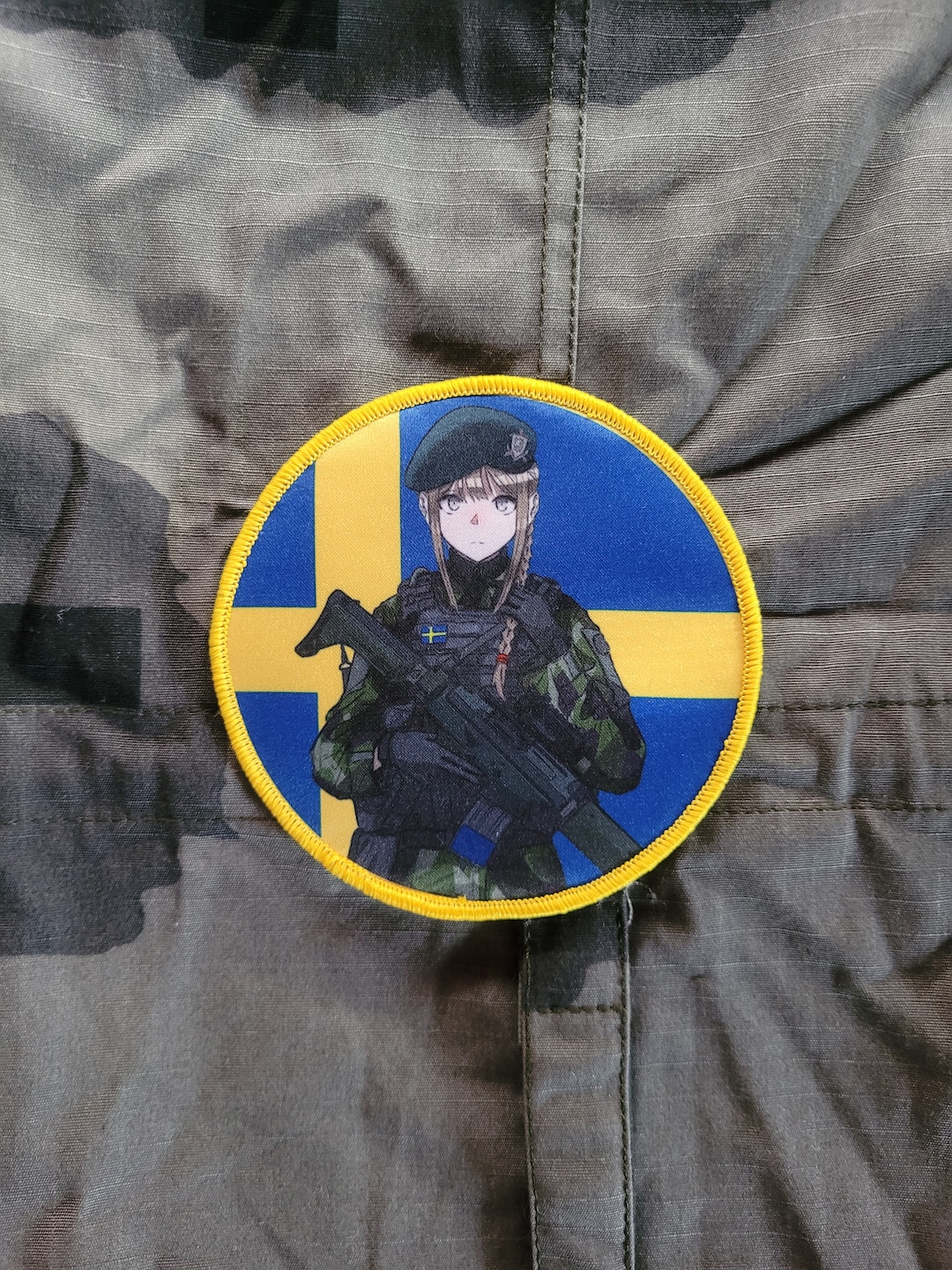 Swedish Amphibious Corps Army Special Forces Female Pinup Anime Morale ...