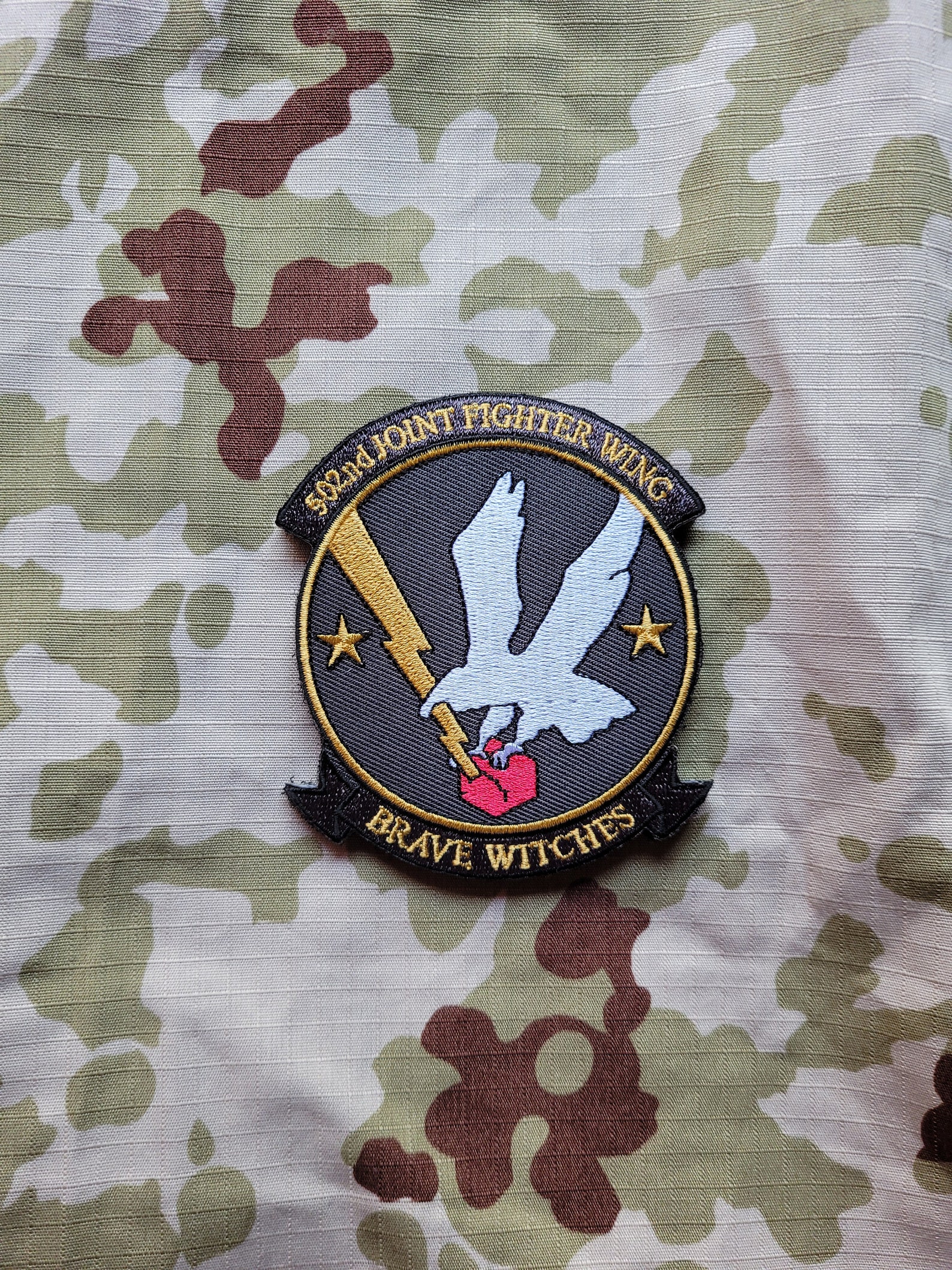 502nd Joint Fighter Wing "brave Witches", Military Anime Morale Patch ...