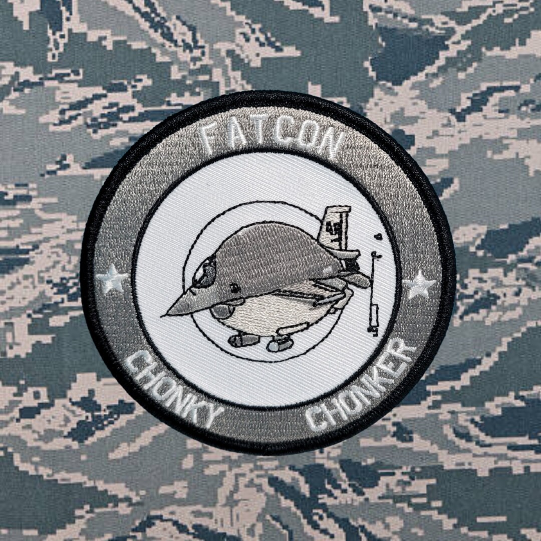 Atamonica - FATCON 'chonky Boi' Aviation Airsoft Morale Patch - Etsy