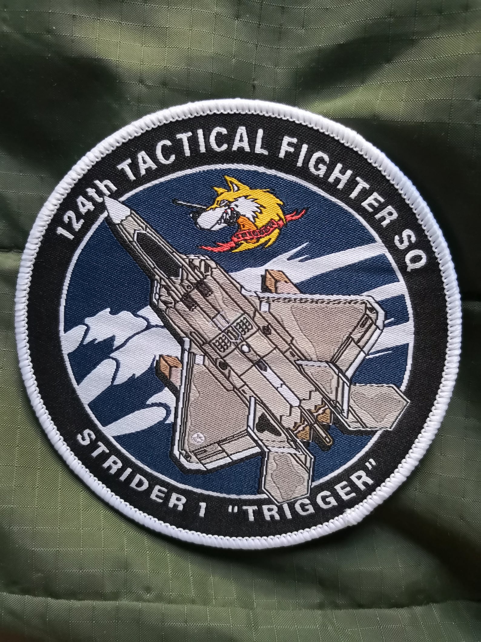 Ace Combat 7 Inspired - F-22: Strider Trigger, Military Morale Patch - Etsy