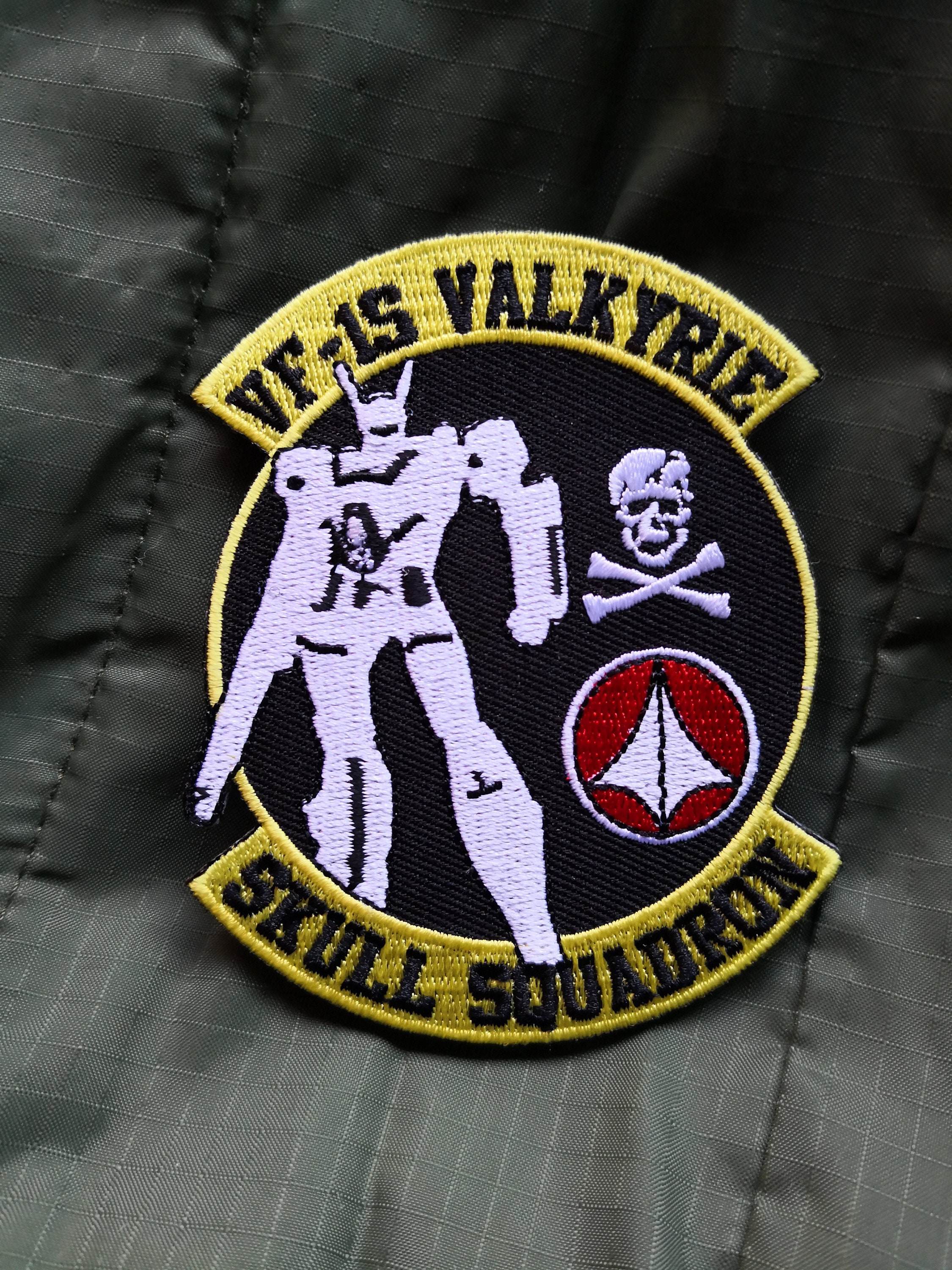 Macross Skull Squadron Military Morale Patch - Etsy Denmark
