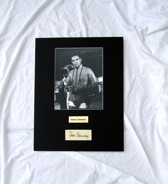 LARGE Vintage Sean Connery Autograph Autographed Signed | Etsy