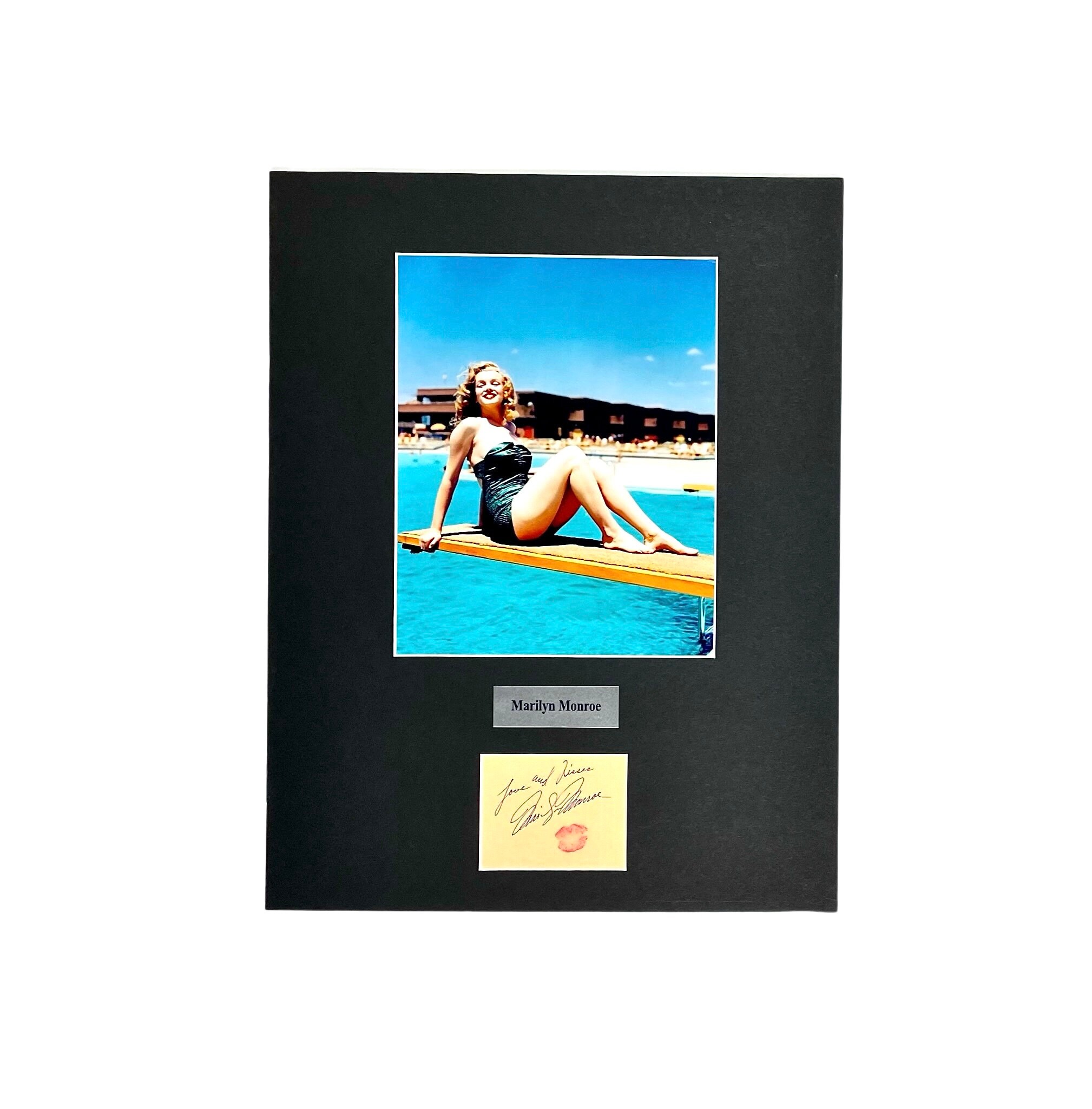 LARGE Vintage Marilyn Monroe Autograph Autographed Signed - Etsy