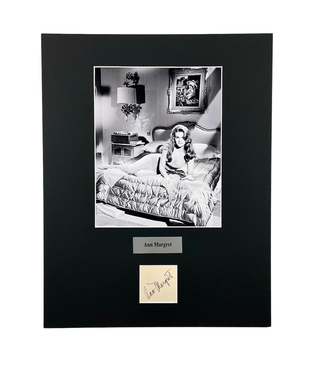 LARGE Vintage Ann Margret Autograph Autographed Signed Display Art ...