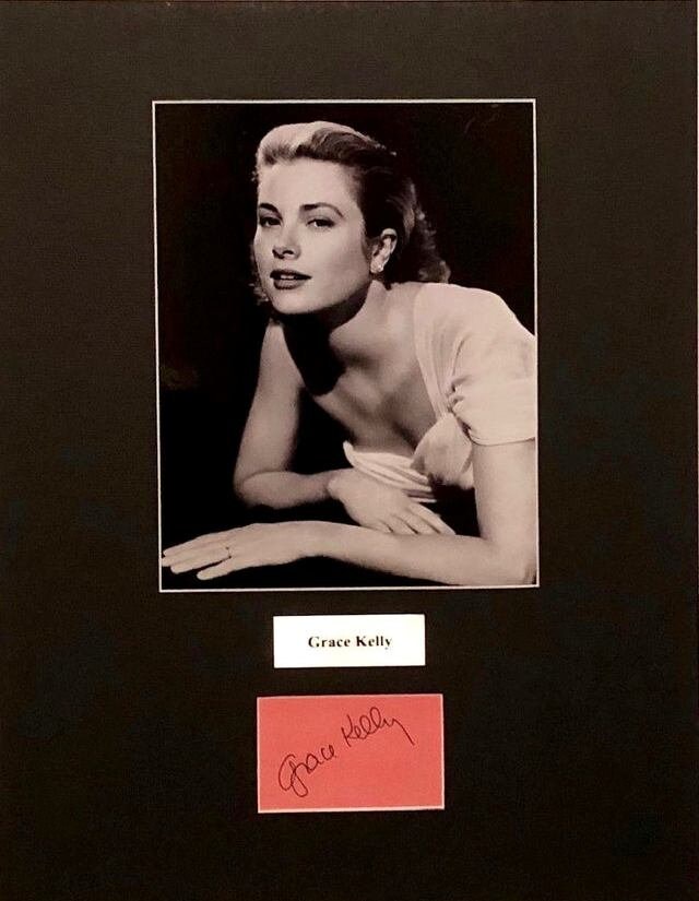 LARGE Vintage Princess Grace Kelly Rainier Monaco Autograph | Etsy