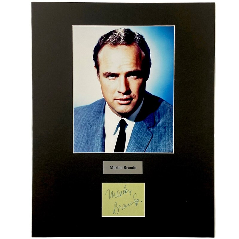 Marlon Brando Autograph - Etsy