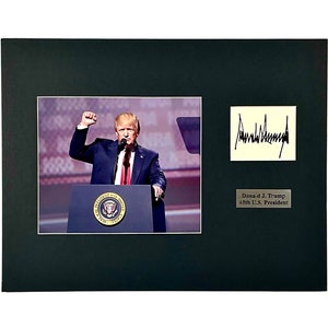 Donald Trump Signed Artwork - Etsy
