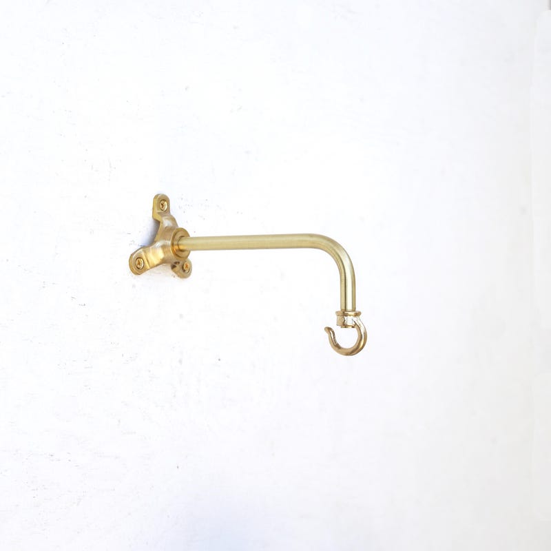 Brass Wall Hooks Ornate - Etsy