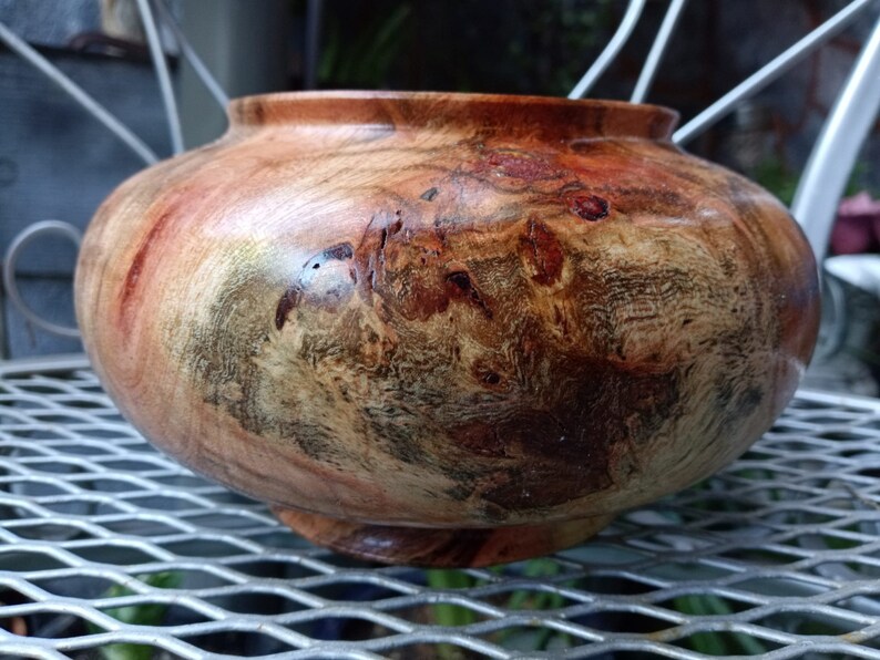 Carob Wood SW Hollow Form Bowl - Etsy