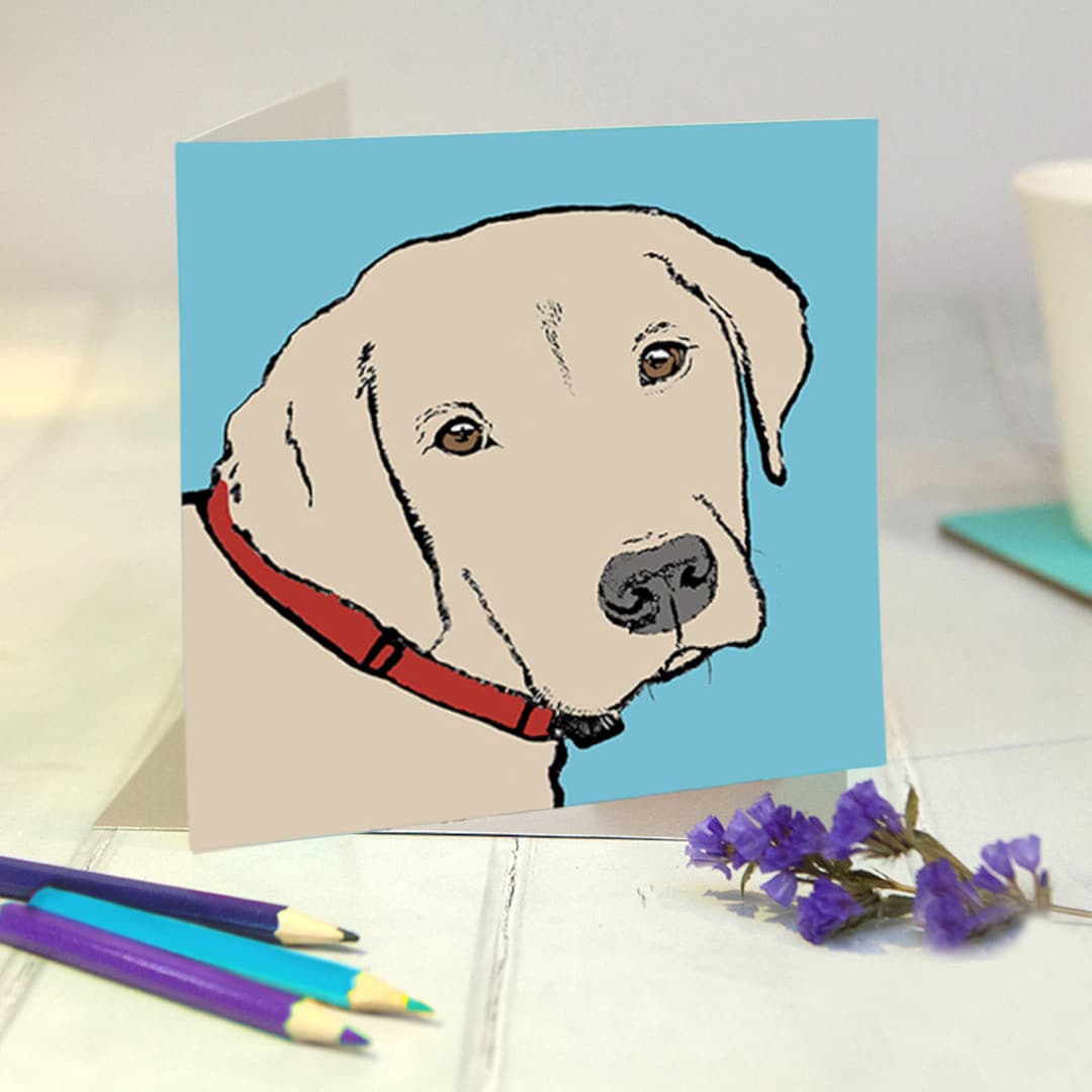 Labrador Birthday Card Labrador Greetings Card Dog Birthday Card Dog ...