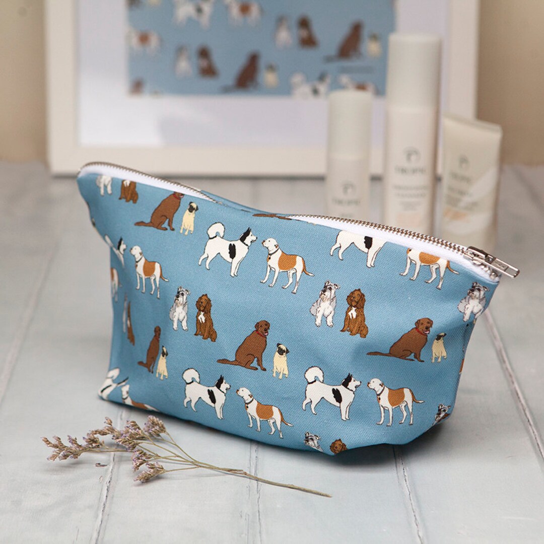 Dog Make up Bag, Make up Bag Dog Design, Gift for Dog Lovers - Etsy
