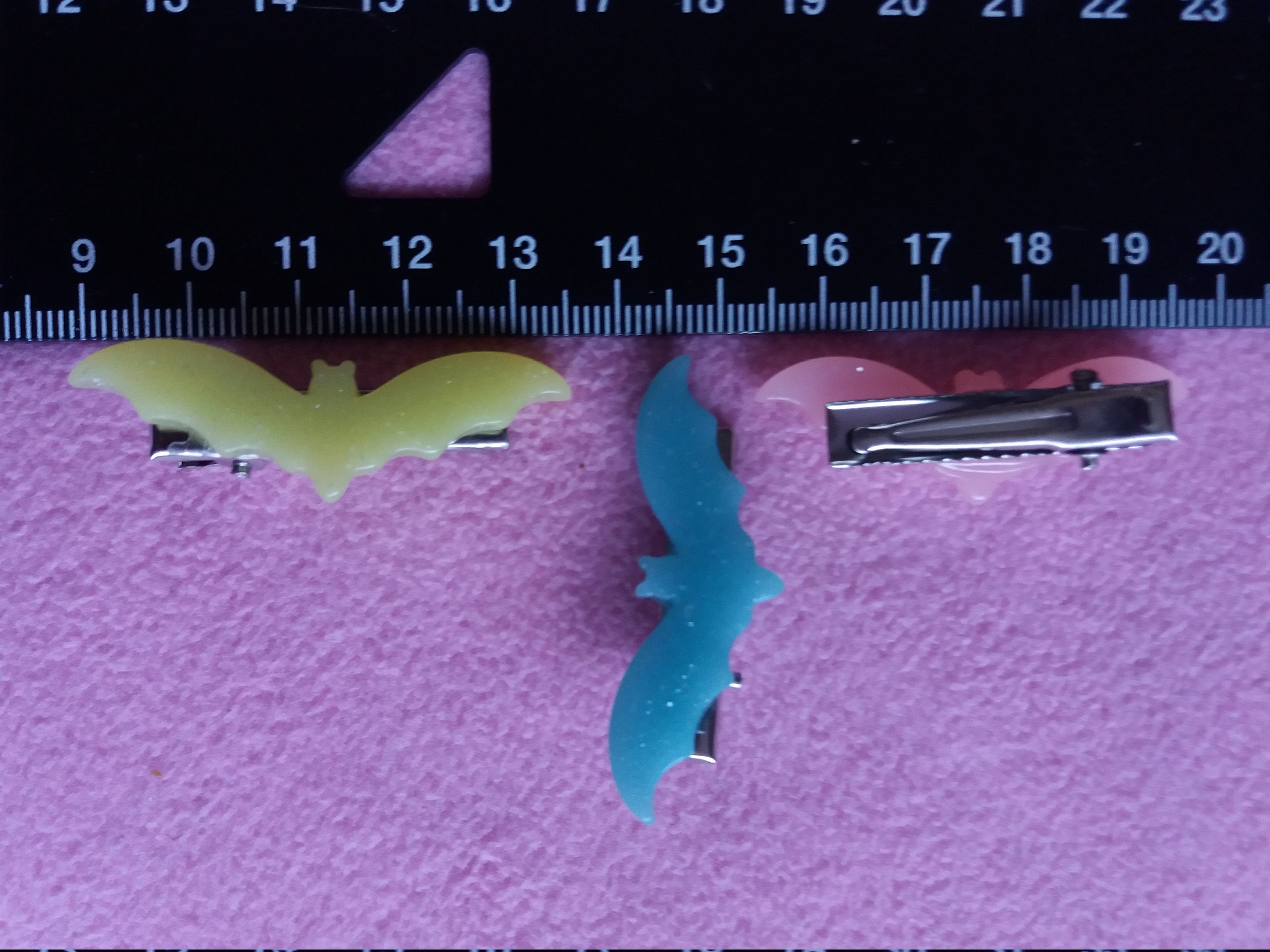 Kawaii Cute Small Resin Bat Halloween Hairclips Lolita Fairy - Etsy