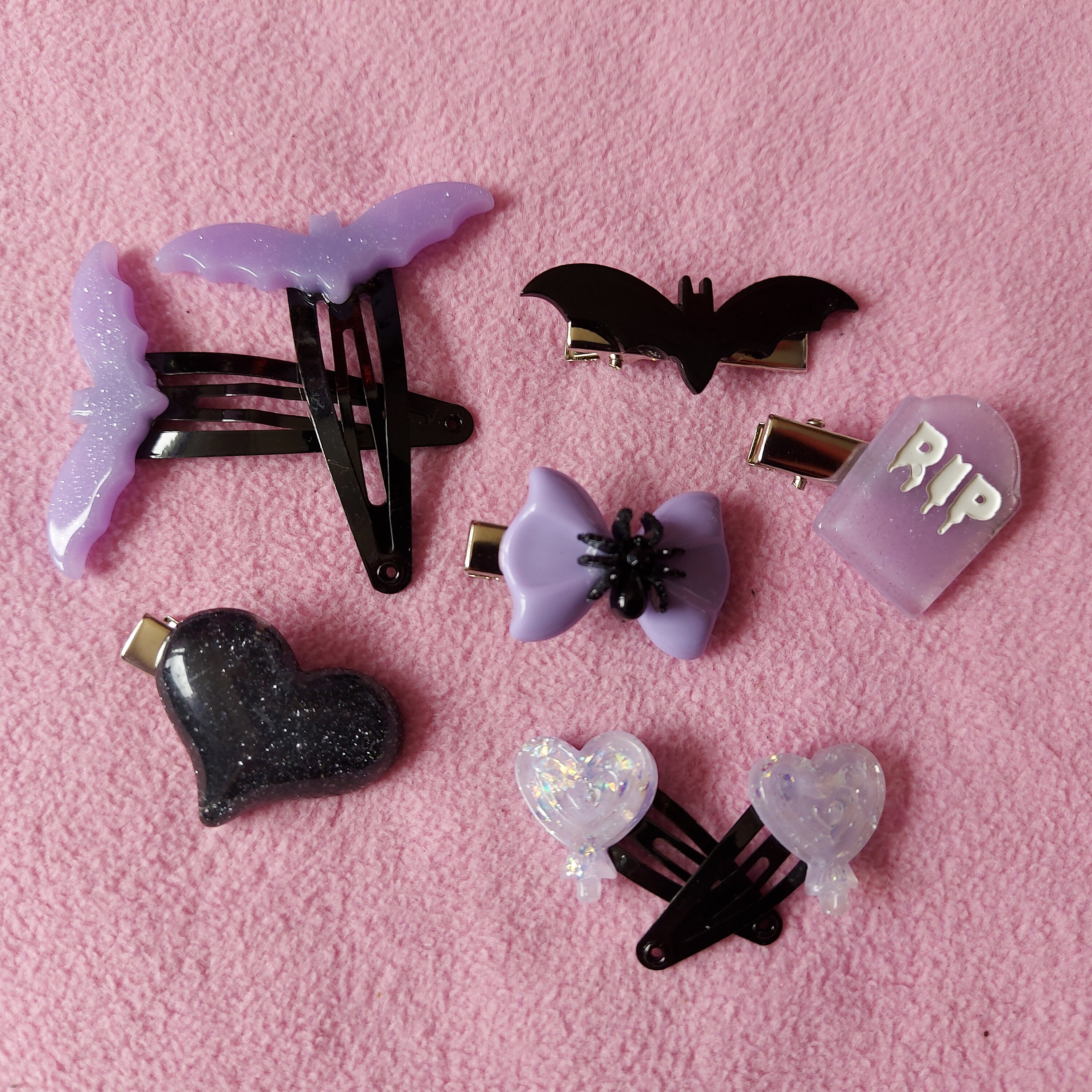 Pastel Goth Hair Accessories