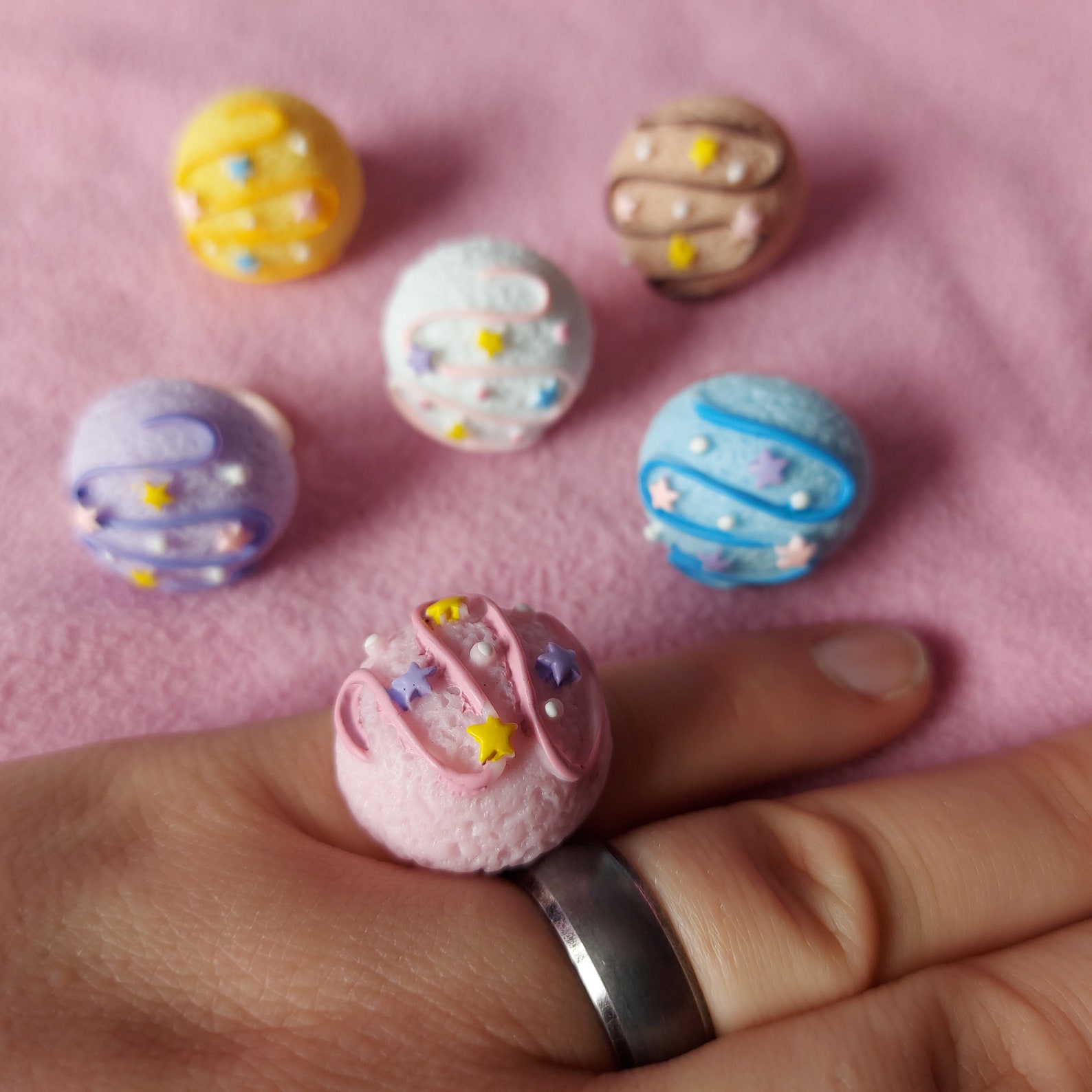 Kawaii/cute Pastel Magical Girl Ice Cream Ring Harajuku - Etsy
