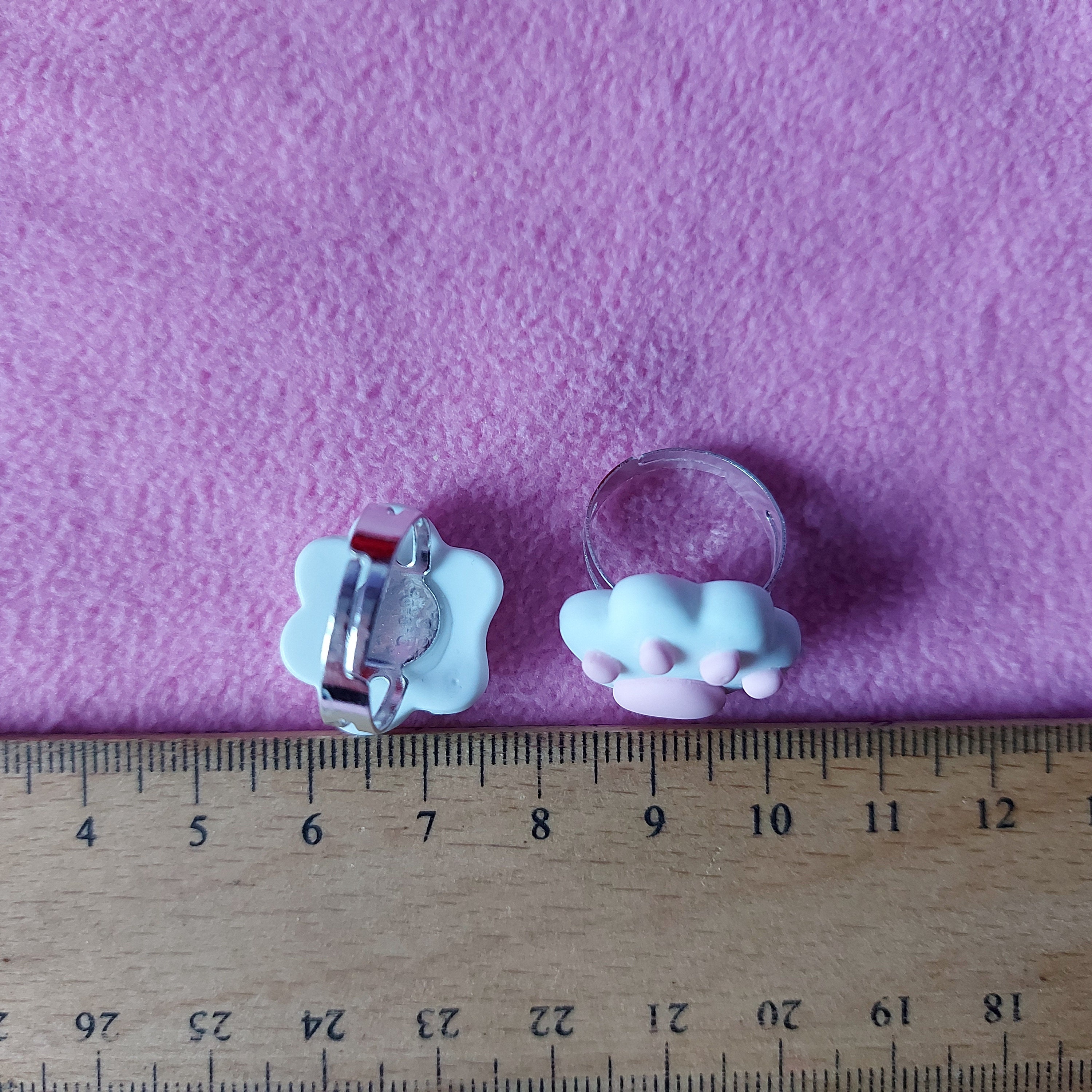 Kawaii/cute Pastel Goth Pink Pet Paw Bow Punk Grunge - Etsy