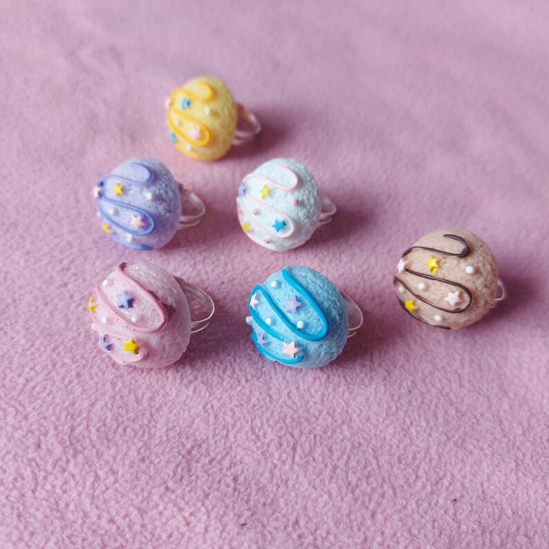 Kawaii/cute Pastel Magical Girl Ice Cream Ring Harajuku - Etsy