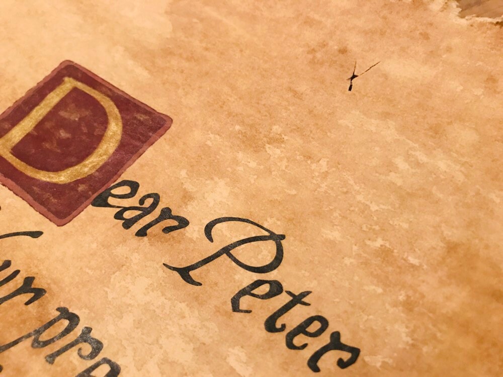 Hook Letter From Captain Hook - Etsy