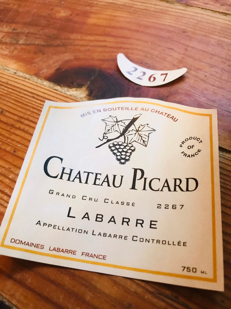 Château Picard Wine Label REPLICA Star Trek: Picard 2020 - Etsy