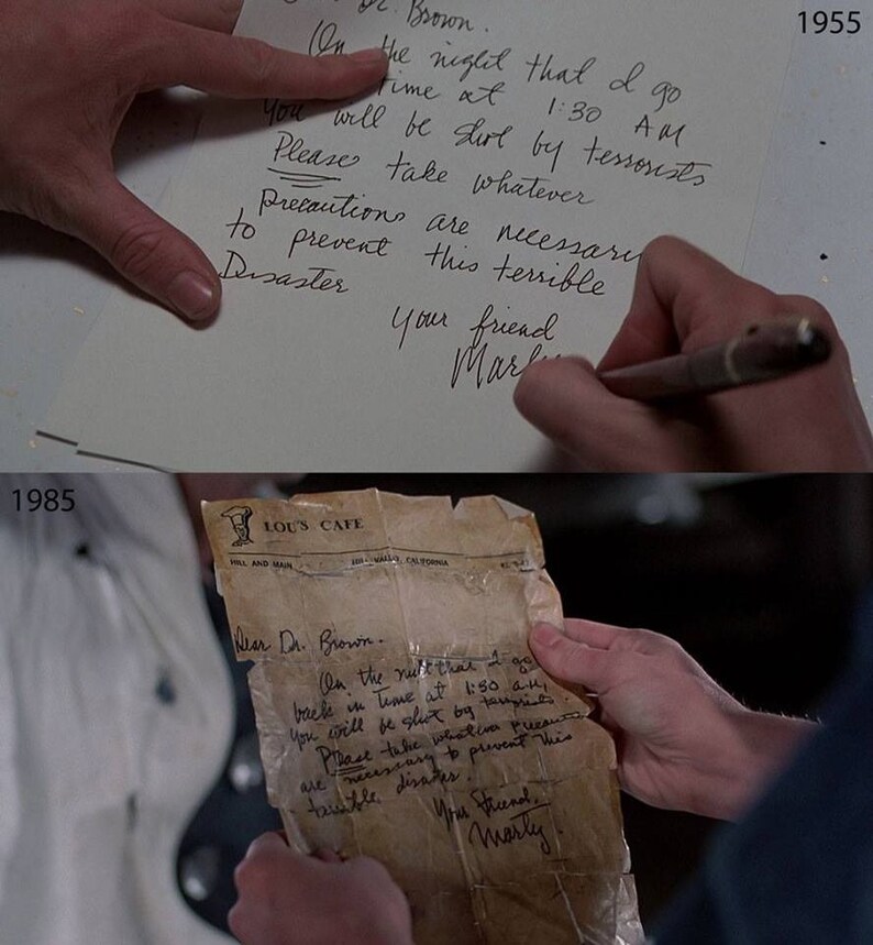 Marty's Letter for the Doc back to the Future - Etsy UK