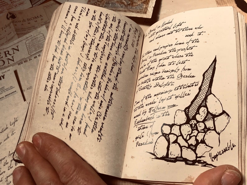 The Grail Diary of Henry Jones Grail Diary Indiana Jones | Etsy