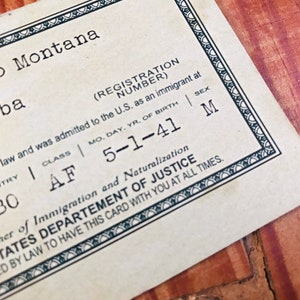 Green Card by Tony Montana - REPLICA - Scarface (1983) - Etsy