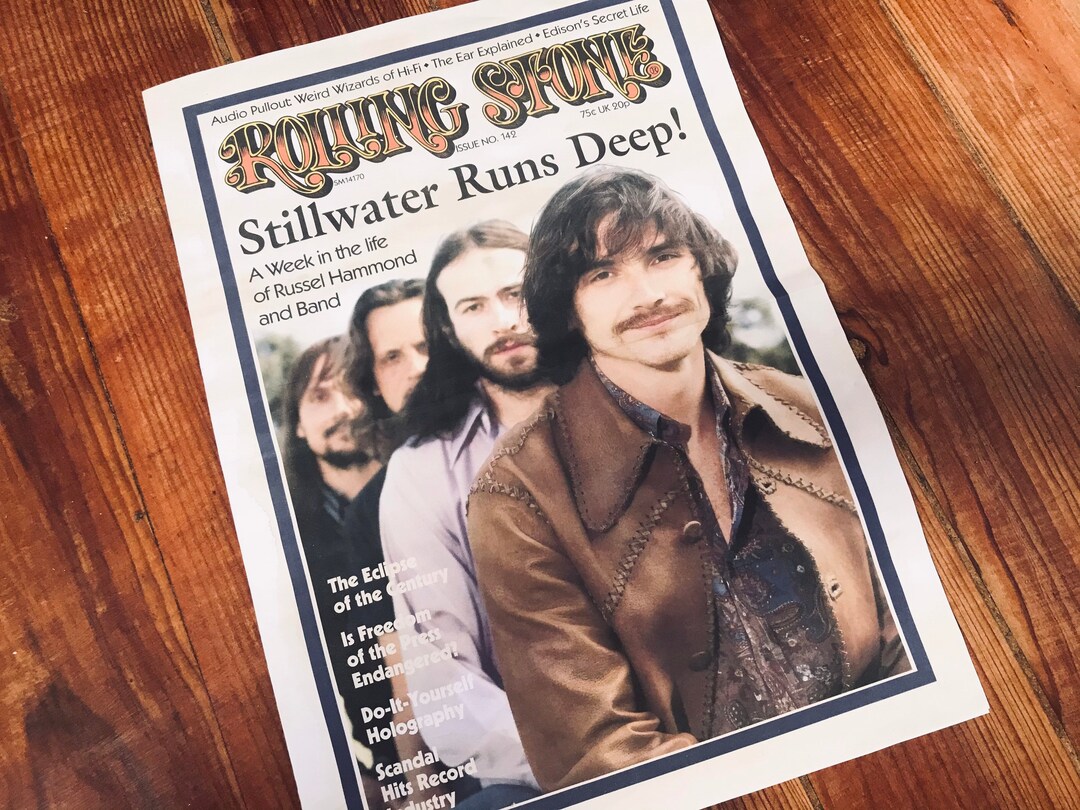 Rolling Stone “stillwater Runs Deep! » - Almost Famous (2000) - Etsy