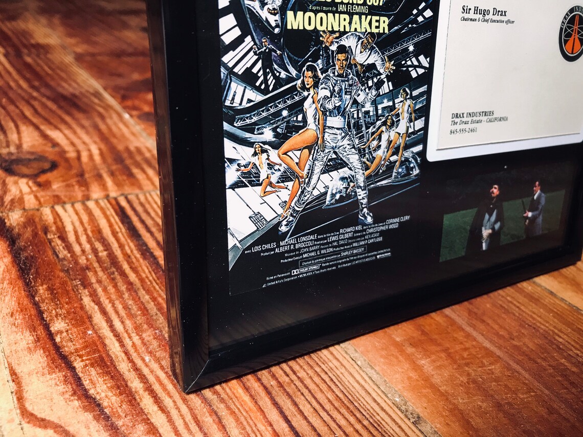 James Bond Hugo Drax moonraker Collection Business Card - Etsy