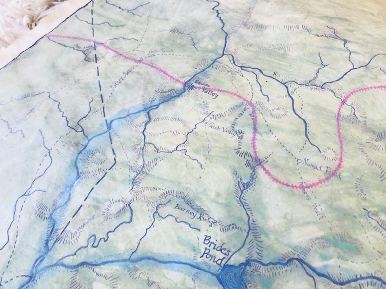 The Hill Valley Map 1885 Back to the Future III | Etsy