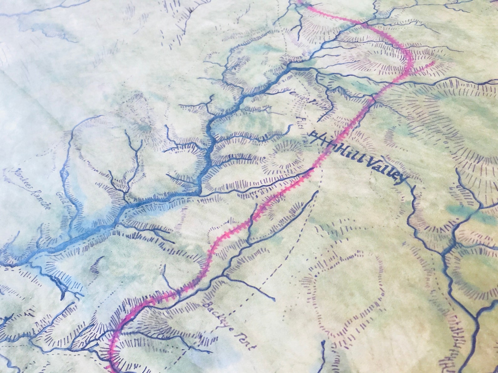 The Hill Valley Map 1885 Back to the Future III | Etsy