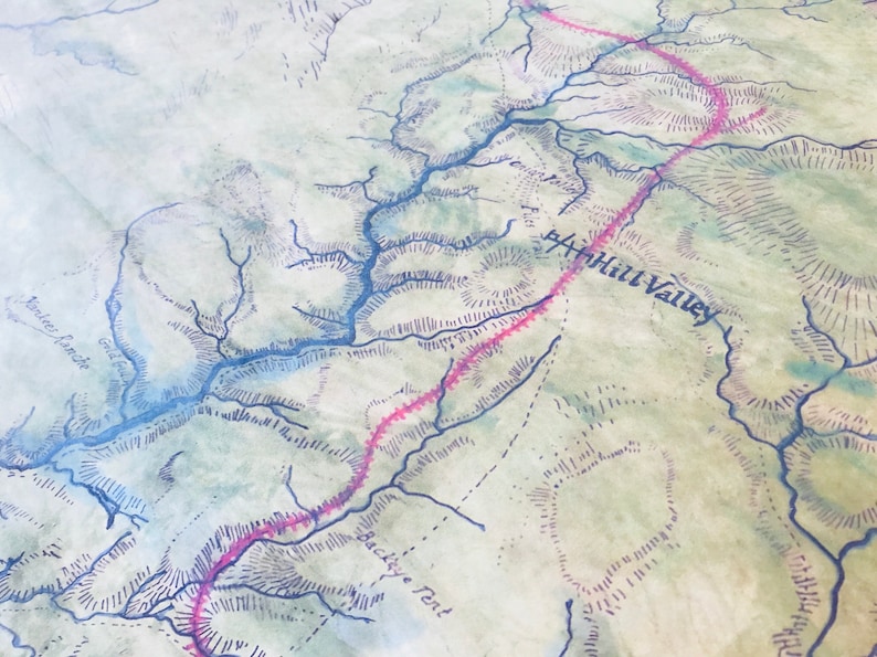 Map of Hill Valley 1885 Back to the Future III - Etsy