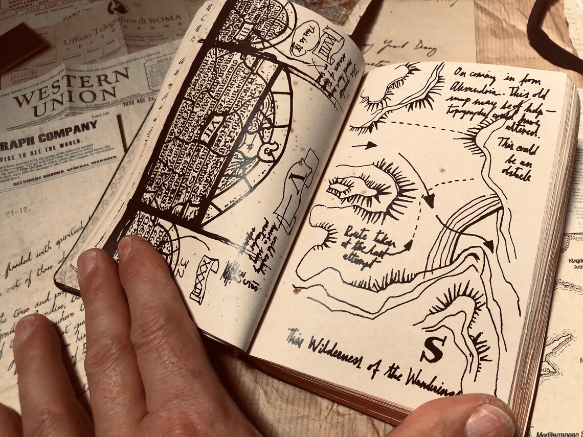 Le Journal du Graal de Henry Jones Grail Diary Indiana | Etsy