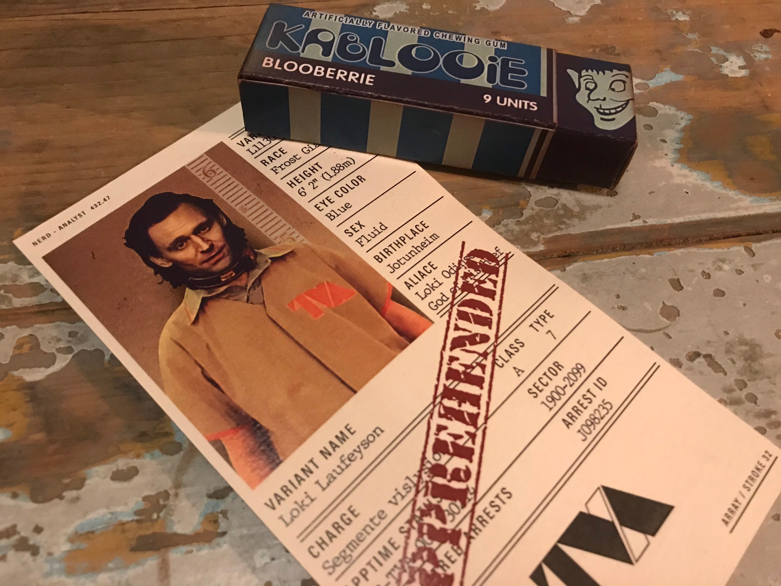 Kablooie Chewing Gum & Variant Analyst LOKI | Etsy