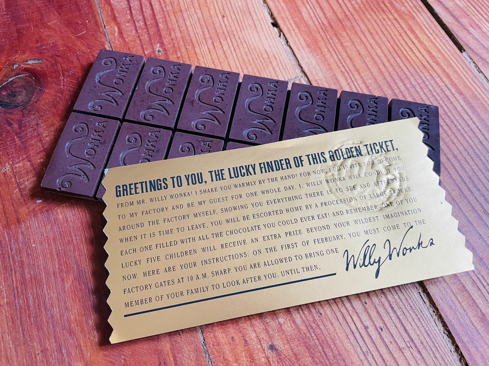 Wonka Bar Whipple-scrumptious Fudgemallow Delight REPLICA - Etsy