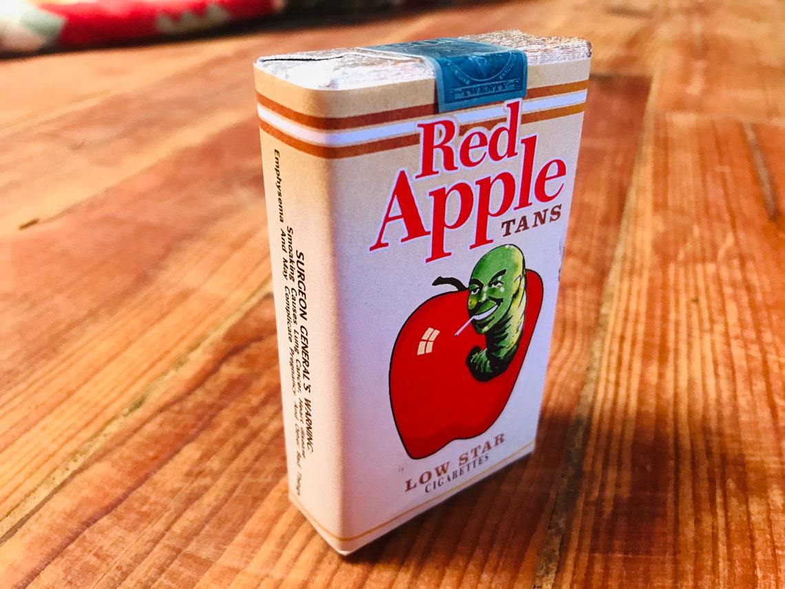 Red Apple TANS Cigarette REPLICA Once Upon a Time... in - Etsy
