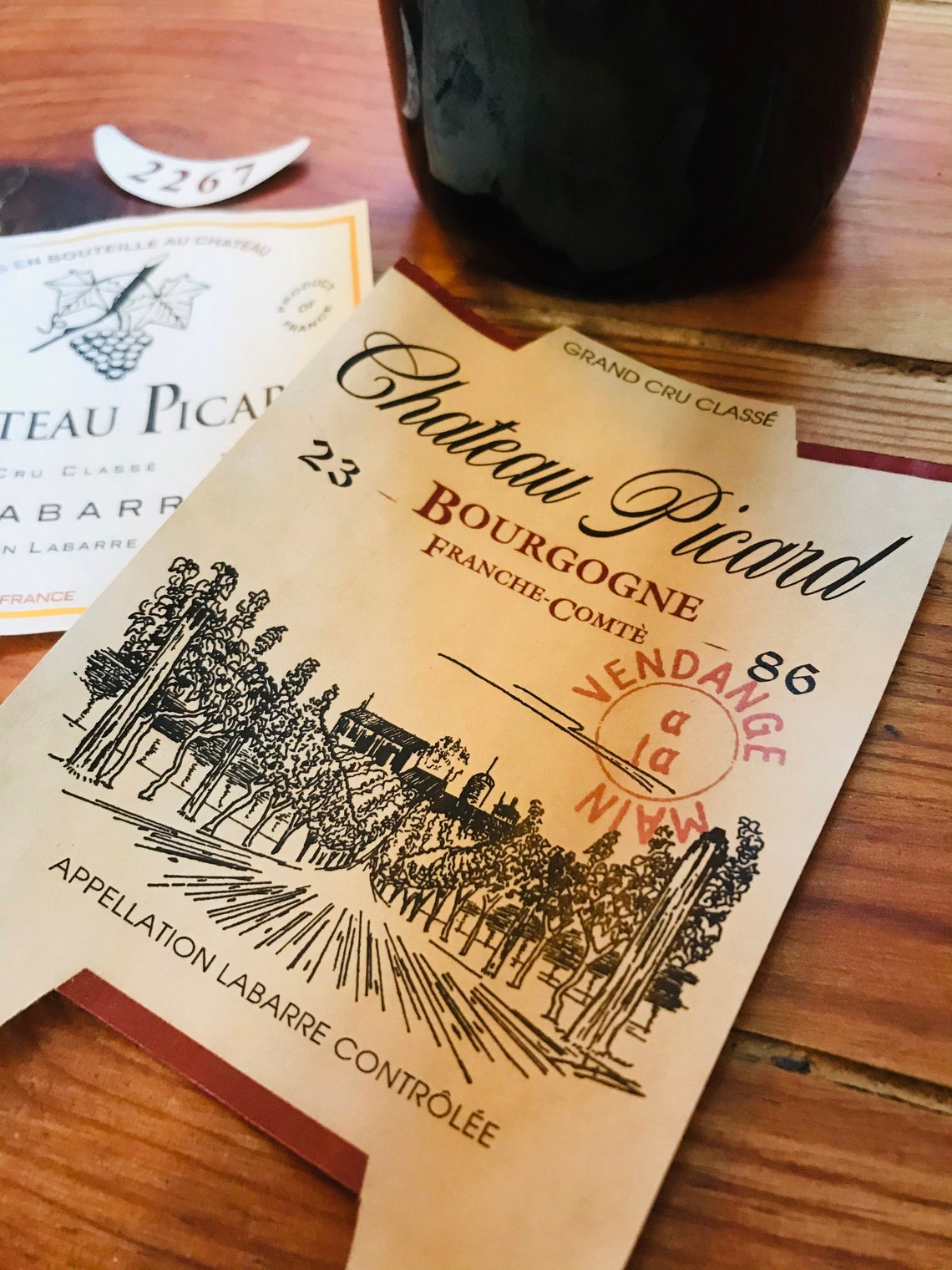 Château Picard Wine Label REPLICA Star Trek: Picard 2020 - Etsy