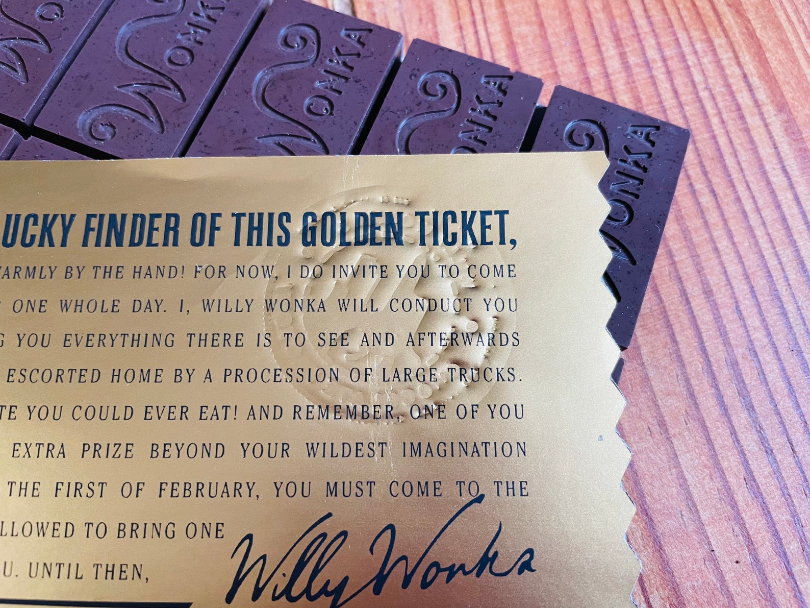 Wonka Bar Whipple-scrumptious Fudgemallow Delight REPLICA - Etsy