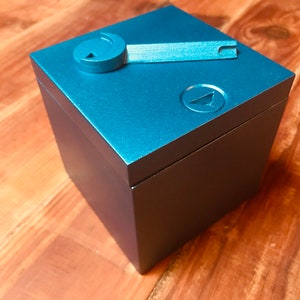 3d Printed Mysterious Blue Box Inspired by Mulholland Drive - Etsy