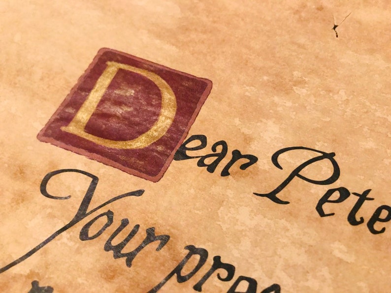 Hook Letter From Captain Hook - Etsy