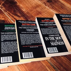 Sutter Cane Books in the Mouth of Madness - Etsy