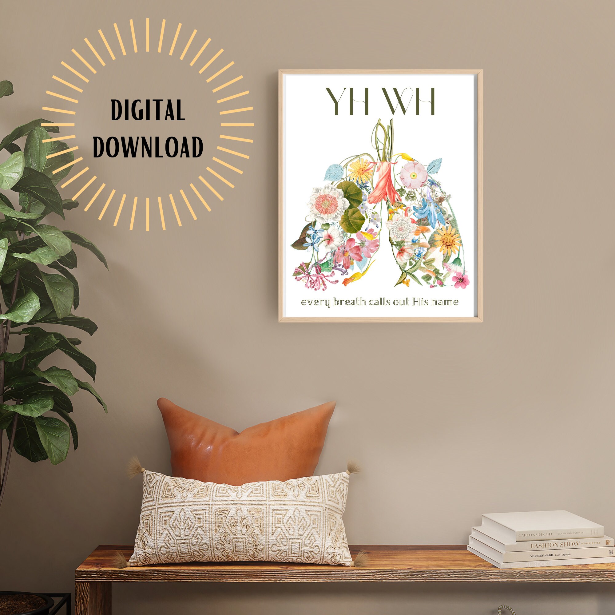 YHWH Wall Art Messianic Art Digital Download Poster Messianic - Etsy