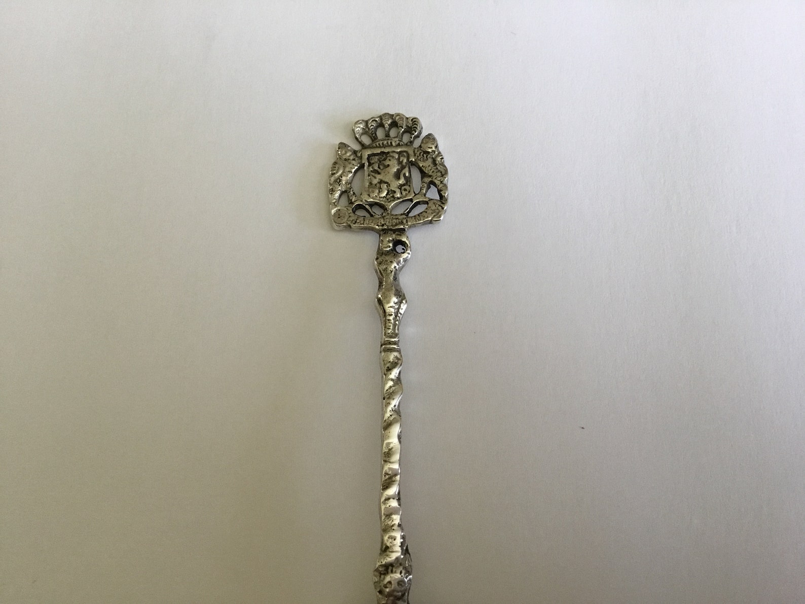 Vintage Sterling Sugar Spoon Dutch Scene in Bowl Windmill,church,horse ...