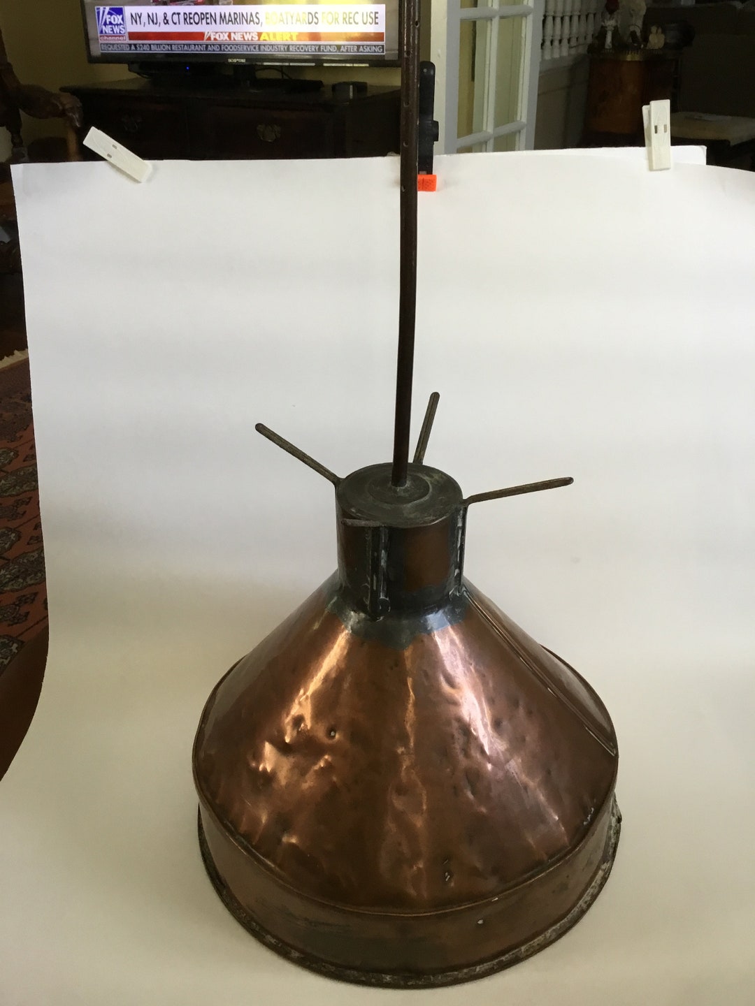 Very Rare English Victorian Copper Cider Funnel Fm.hereforshire,in the ...