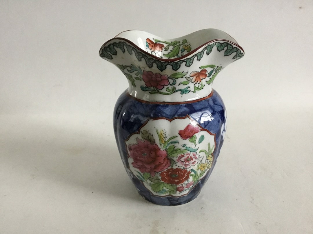 Antique Early 1900’s Copeland Spode Small Vase With Scalloped Flanged ...