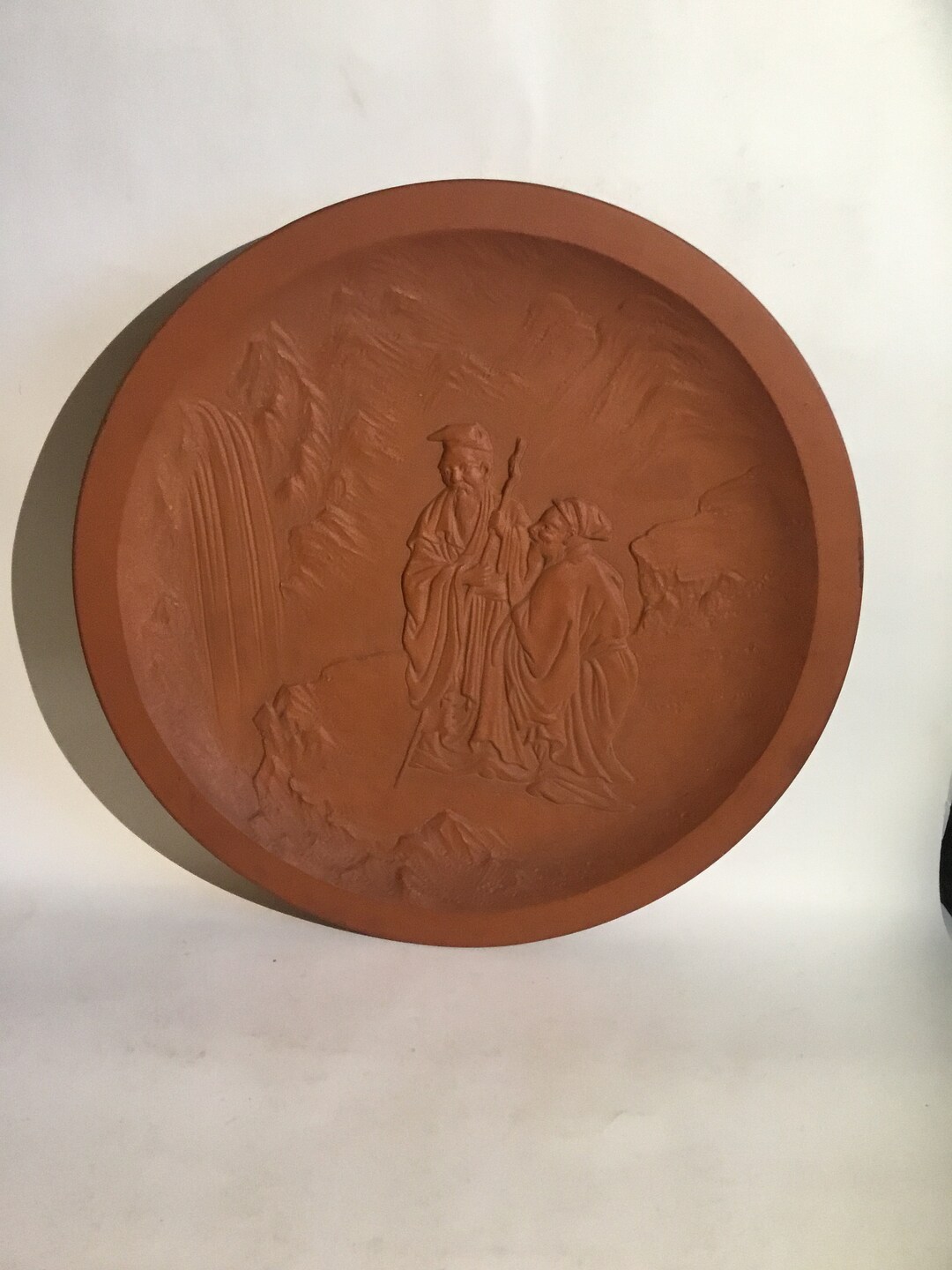 Vintage Japanese Ceramic Pottery Charter C 1920’s 12.5” Dia. Impressed ...