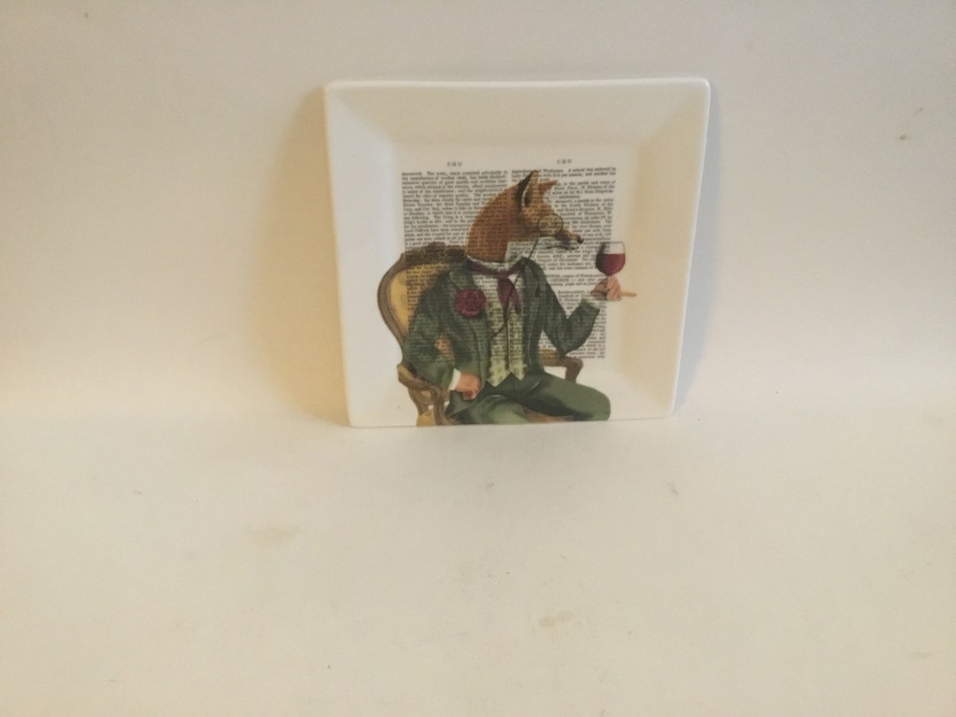 Square New Bone China Lord Edward Design Plate 5.75” Square by Paper ...