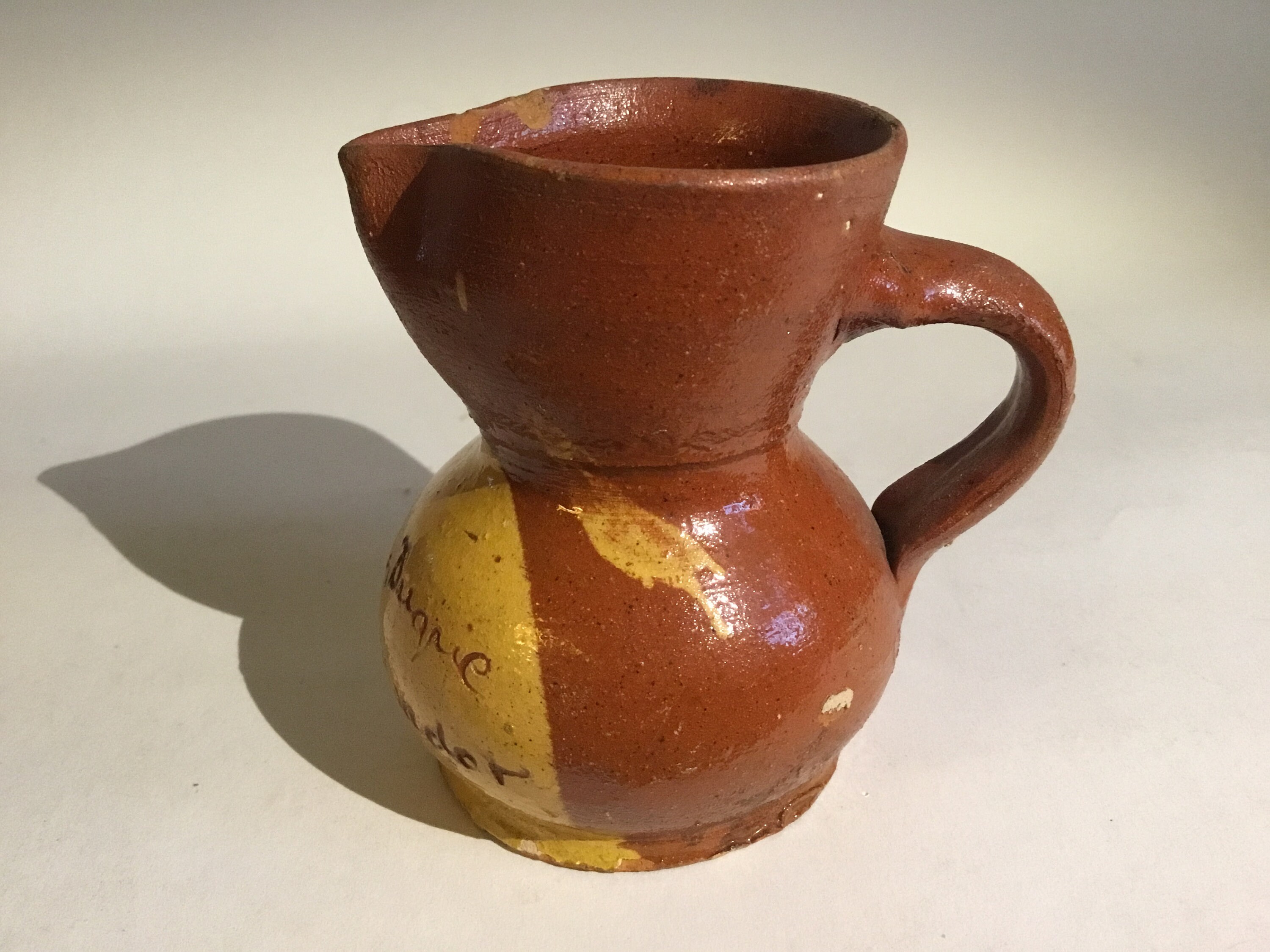 Vintage Small Spanish Pottery Jug From Historic Restaurant - Etsy