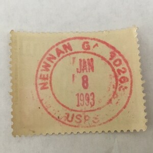 Vintage 1993 First Day of Issue Elvis 29 Cents Stamp.back Stamped Newna ...