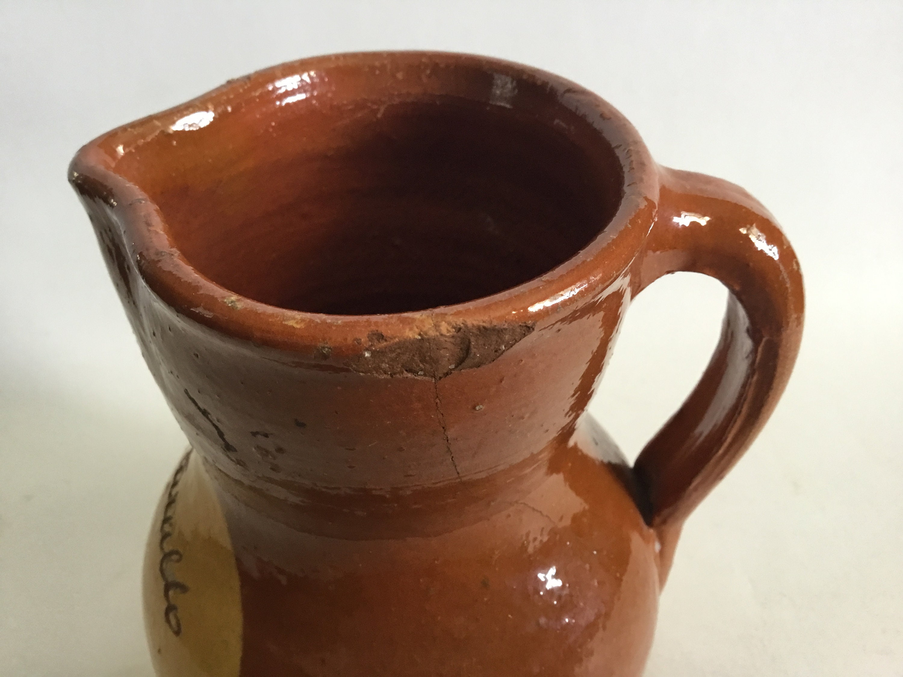 Vintage Spanish Pottery Wine Jug From Restaurant El Sotanillo | Etsy