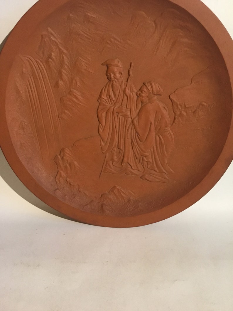 Vintage Japanese Ceramic Pottery Charter C 1920’s 12.5” Dia. Impressed ...