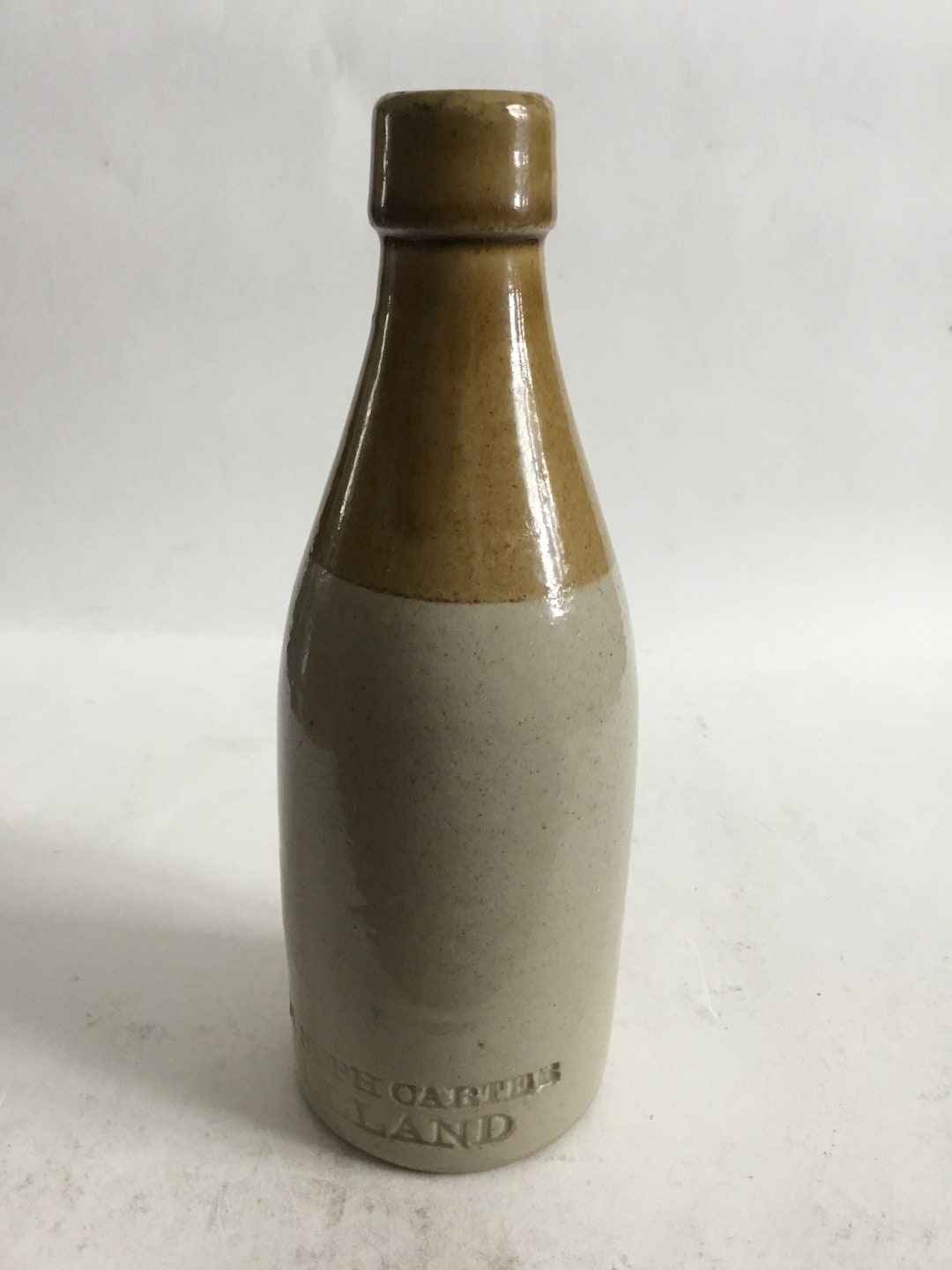Antique Late 1800’s English Salt Glazed Stoneware Ginger Bottle ...